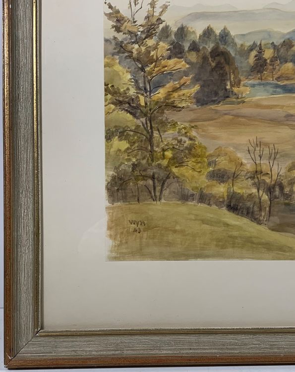 Paul Wyss (1897-1984) Aquarell (Gebraucht) in Root für CHF 20 – mit Lieferung auf Ricardo kaufen