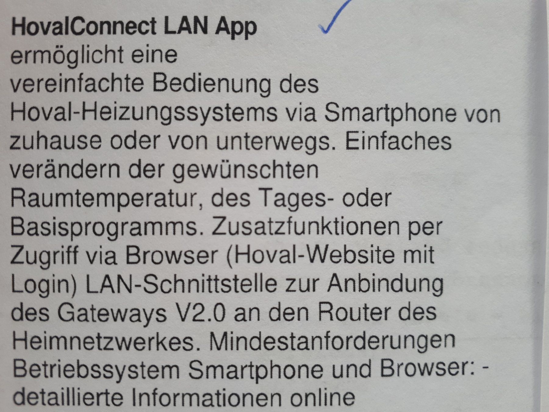 Hoval Connect LAN App Typ 2-TTE R2 Gateway Art-Nr: 6049617 (Gebraucht ...