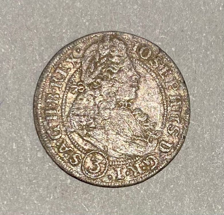 Austria 3 kreuzer 1706 rare date (Gebraucht) in für CHF 12 – mit ...