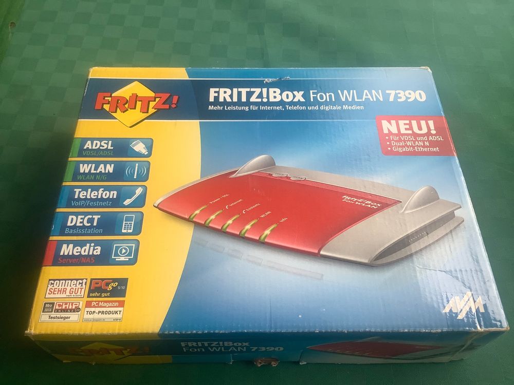 FRITZ BOX FON WLAN 7390 | Kaufen auf Ricardo