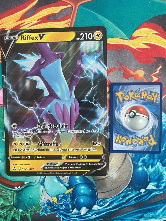 Pokemonkarte Riffex V XXL (Neu (gemäss Beschreibung)) in Stadel für CHF ...