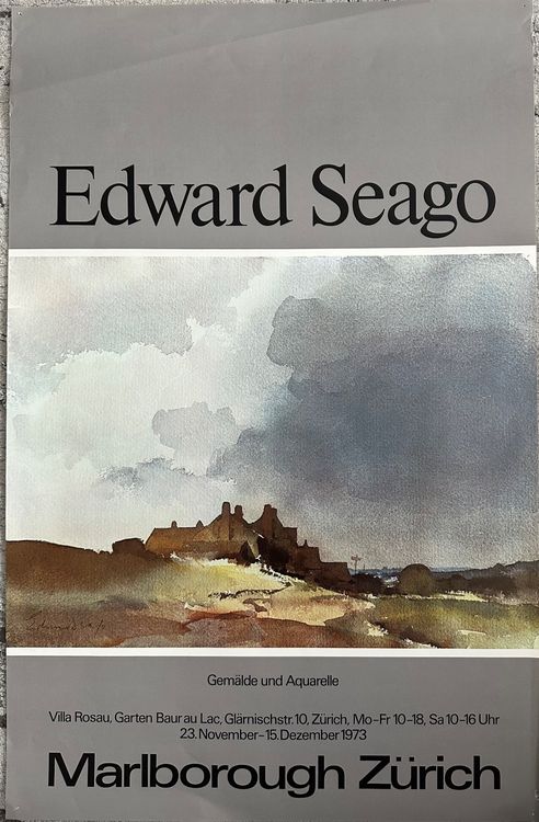 Edward Brian Seago (1910-1974) Austellungs Plakat (Gebraucht) in Root ...