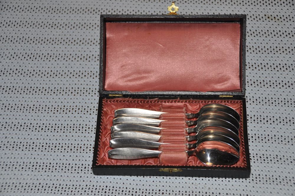 Kaffeelöffel - Set 6tlg. aus Neusilber/Alpacca Marke Wellner (Gebraucht ...