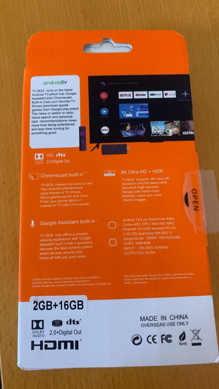 TV Stick 8K Ultra HD SET-Top Box (Neu und originalverpackt) in Elgg für ...