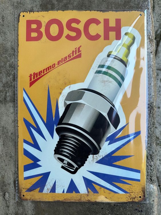 Bosch spark plugs Zündkerze werbung reklame (Neu (gemäss Beschreibung ...