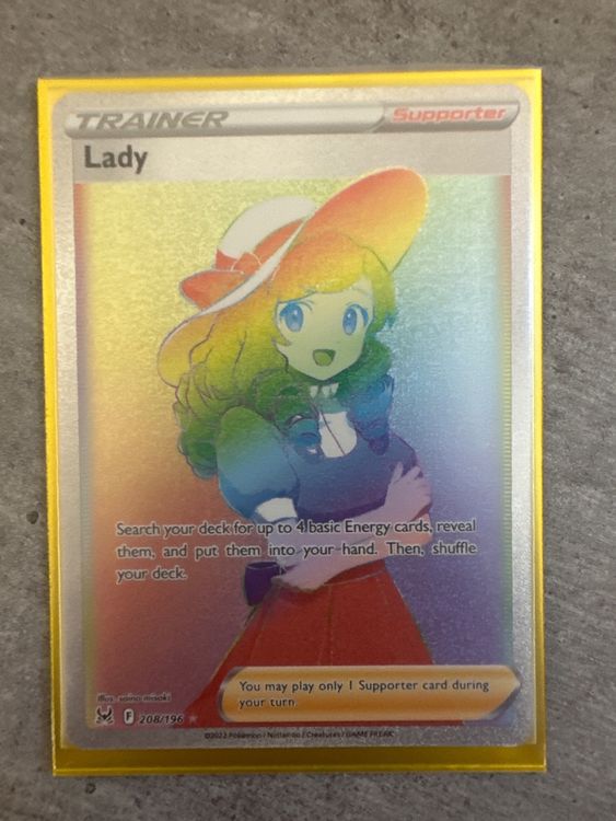 Lady Rainbow Lost Origin 208/196 Pokemon (Neu (gemäss Beschreibung)) in ...
