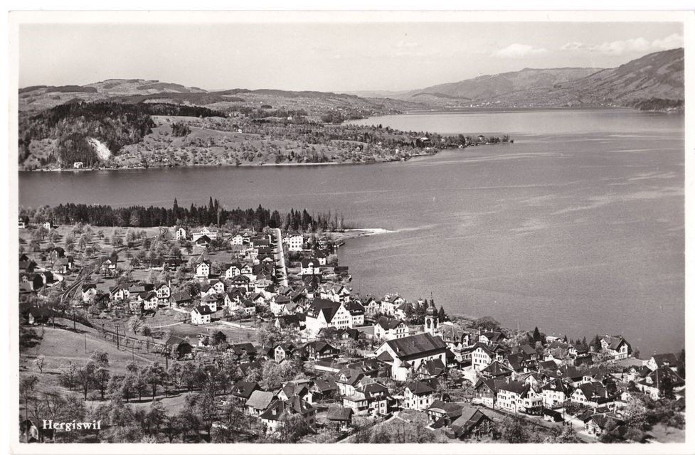 Hergiswil Nw Flugaufnahme Nr 1822 1939 Gebraucht In Solothurn Für