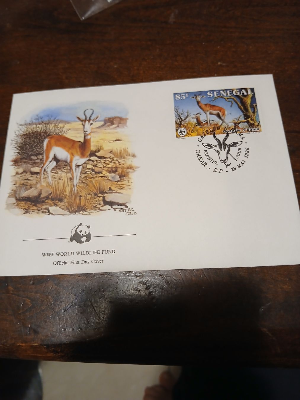 Sénégal WWF Premier jour d'émission 1986 - Gazelle! (D'occasion) à ...