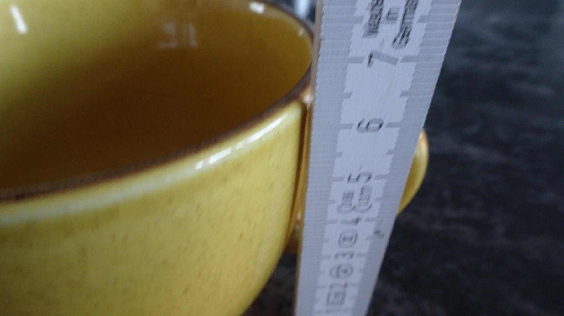 Rössler: 2 Tassen mit Unterteller Senffarbig meli versand mö (D ...