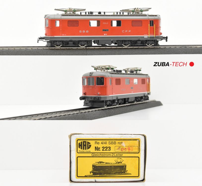 HAG 223 E-Lok Re 4/4 I der SBB, H0 GS Analog mit OVP (Gebraucht) in St. Gallen für CHF 90 – mit ...