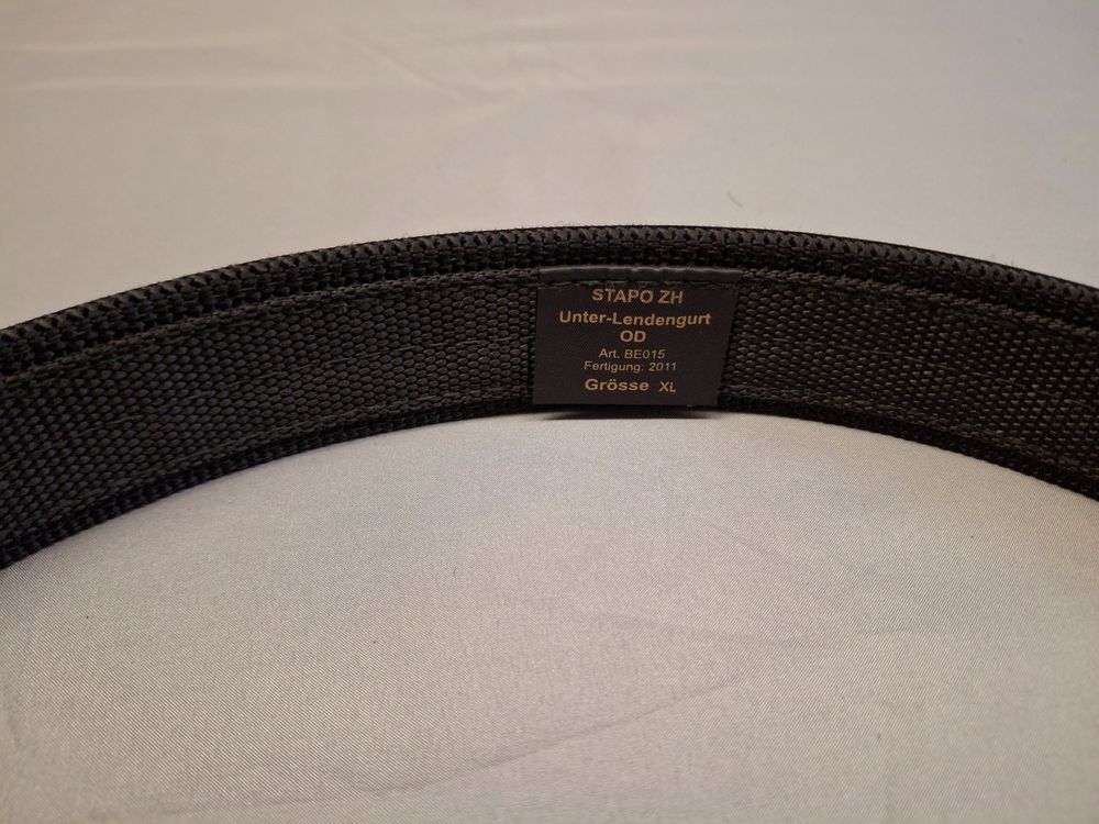 Schwarzer Einsatzgürtel, Unter-Lendengurt Stapo ZH, Gr. XL (Gebraucht ...