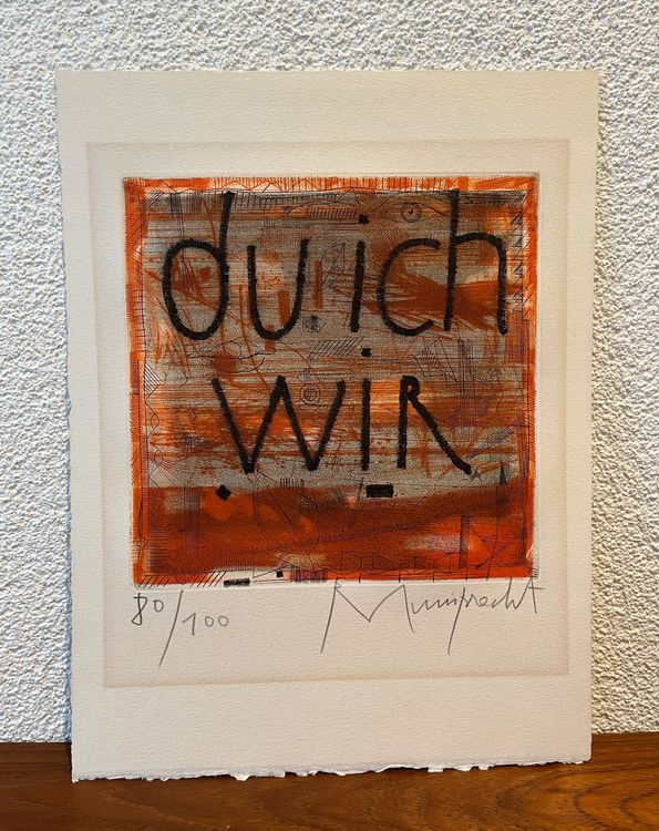 Walter Rudolf MUMPRECHT (1918-2019) - Orig. Farbradierung! | Kaufen auf Ricardo