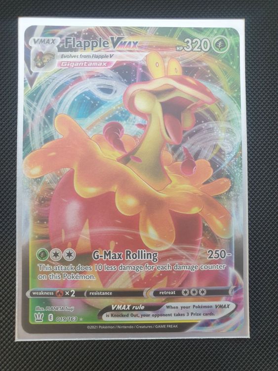 Pokémon Karte Flapple VMAX (Gebraucht) in Möhlin für CHF 5.5 – mit ...