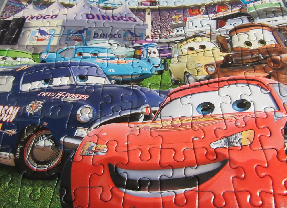 Puzzle 100 Teile - Cars Lightning McQueen - Disney (Gebraucht) in ...