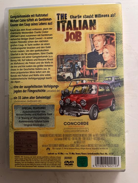 The Italian Job (1969) DVD 📀 (Neu (gemäss Beschreibung)) in Sierre für ...