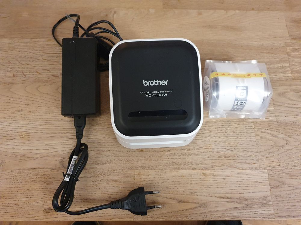 Brother VC-500W Farb-Etikettendrucker mit Zero Ink-Papier | Kaufen auf ...