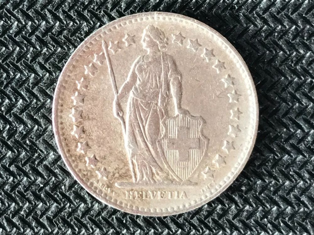 Silbermünze 50 Rappen 1945 (Gebraucht) in 8903 Birmensdorf für CHF 1.5 – mit Lieferung auf ...
