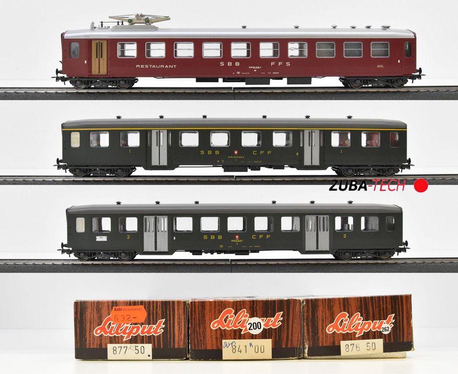 Liliput 3x Leichtstahlwagen SBB H0 GS mit OVP (Gebraucht) in St. Gallen für CHF 42 – mit ...