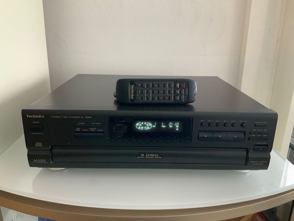 Technics SL-PD887 MASH - 5 Disc CD-Wechsler Player mit FB | Kaufen auf ...