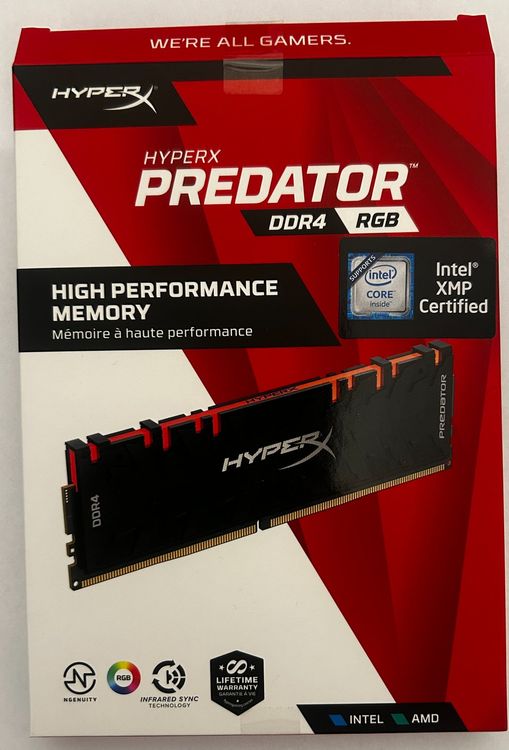 RAM HyperX Predator RGB 2 x 16GB, 3200 MHz, DDR4-RAM | Kaufen auf Ricardo