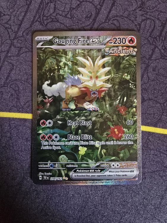 Carte Pokémon Gouging Fire ex 204/182 (Neuf (Voir description)) à ...