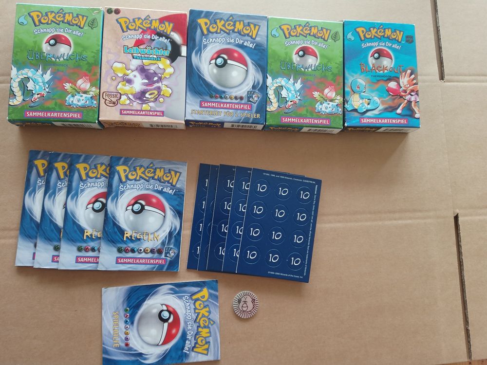 Alte Pokemon Theme Deck Boxen - LEER (Gebraucht) in Altstätten SG für ...