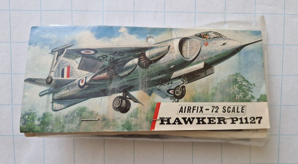 Airfix 1/72 Hawker P1127 bagged / in Beutel neuwertig (Gebraucht) in ...