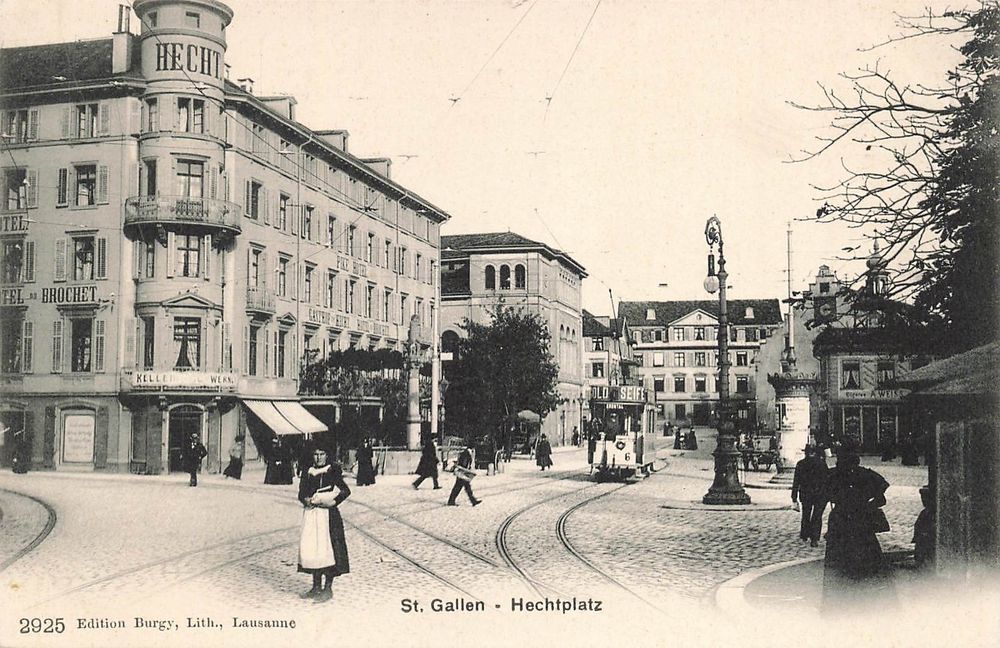 St. Gallen Hechtplatz tram Straßenbahnen | Kaufen auf Ricardo