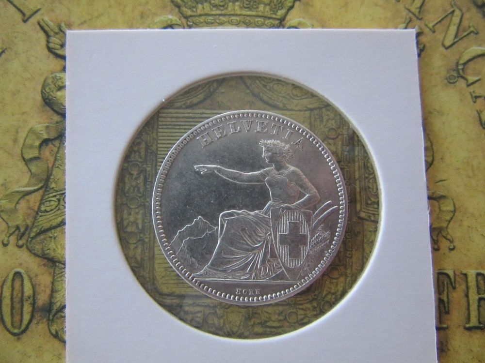 2 FRANKEN 1860 SCHWEIZ AG 900 SILVER TOP MAGNIFIQUE | Kaufen auf Ricardo