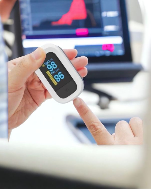 Pulsoximeter Oximeter Sauerstoffsättigung (SpO2) Neu (Neu und ...