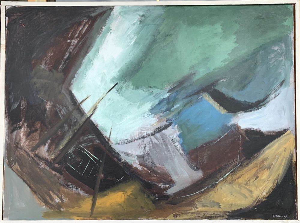 Otto Klein (1906-1994) grosses Gemälde (Gebraucht) in Root für CHF 355 ...