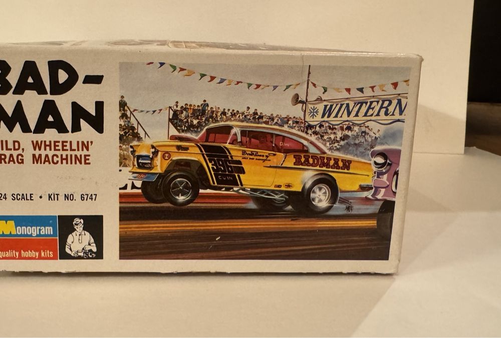 Ancien 1969 kit maquette Monogram Badman ‘55 Chevy 1/24 (Neu und ...