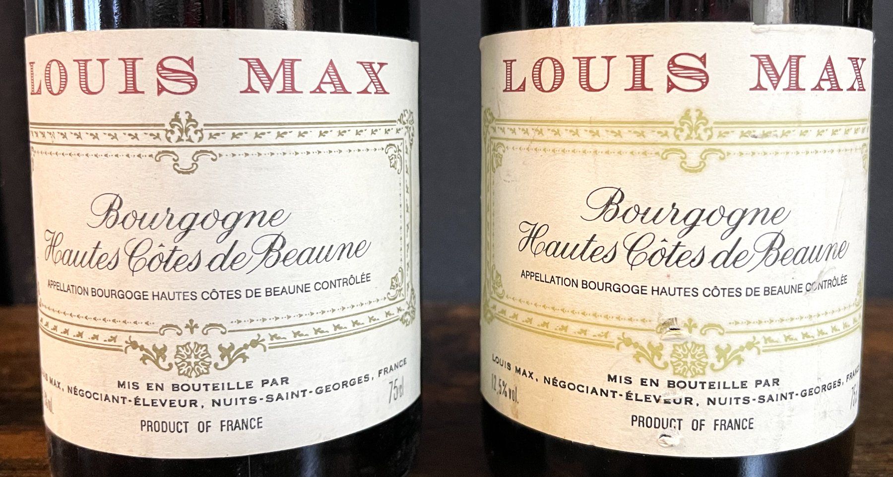 2 x 1997 Louis Max Bourgogne Hautes Côtes de Beaune (Neuf avec ...
