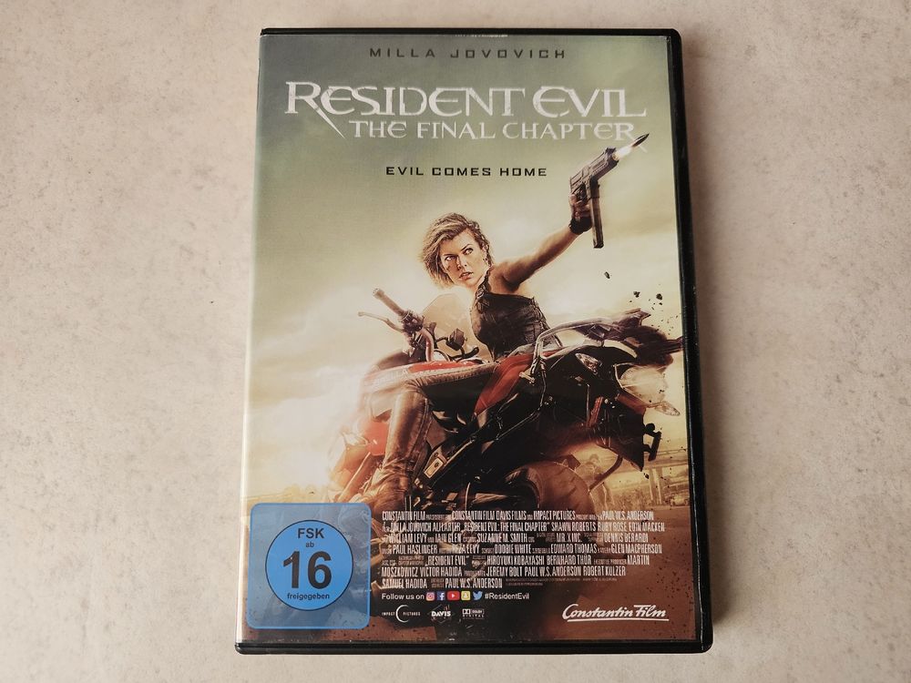 Resident Evil - The Final Chapter (Gebraucht) in Schneisingen für CHF 5 ...