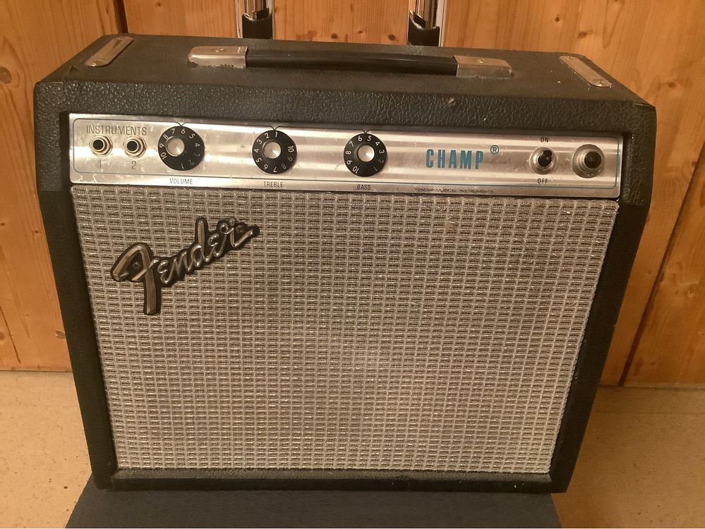 Fender Silverface Champ, 10’’ Speaker Alnico (Gebraucht) in Teufenthal ...