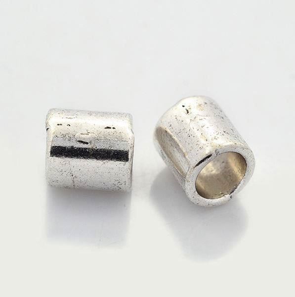 5 Röhren tubes Metall 8x6mm, Loch 4mm (Neu (gemäss Beschreibung)) in ...