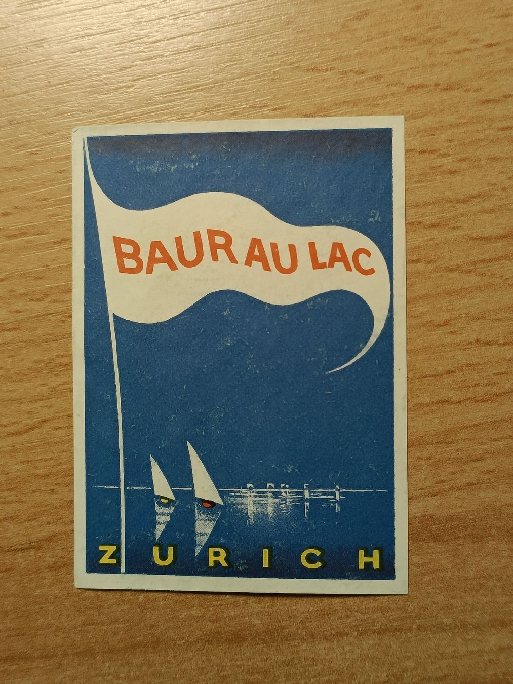 Litho Werbe Koffer Vignette Hotel Baur Au Lac Zürich (Gebraucht) in Brugg AG für CHF 15 – mit ...