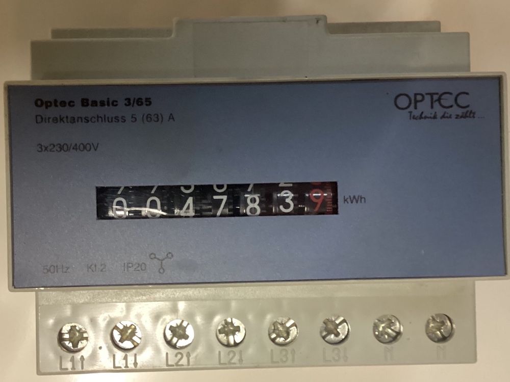 Energiezähler 3 phasig von Optec (Gebraucht) in Gams für CHF 30 – mit Lieferung auf Ricardo kaufen
