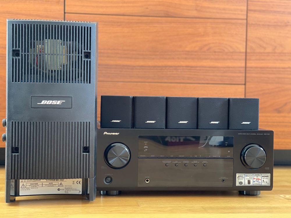 Bose 5.1 Sound System & Pioneer Receiver VSX-521-K (Gebraucht) in für ...