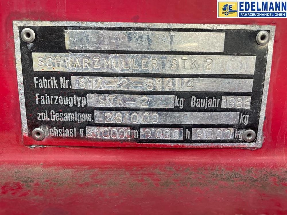 Schwarzmüller STK/2 Tankauflieger Sattelauflieger | Kaufen auf Ricardo