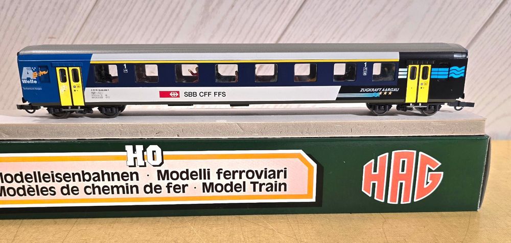 HAG 722 - SBB - EW I - NPZ - 1.Klasse - "ZUGKRAFT AARGAU" (Neu (gemäss Beschreibung)) in Biel ...