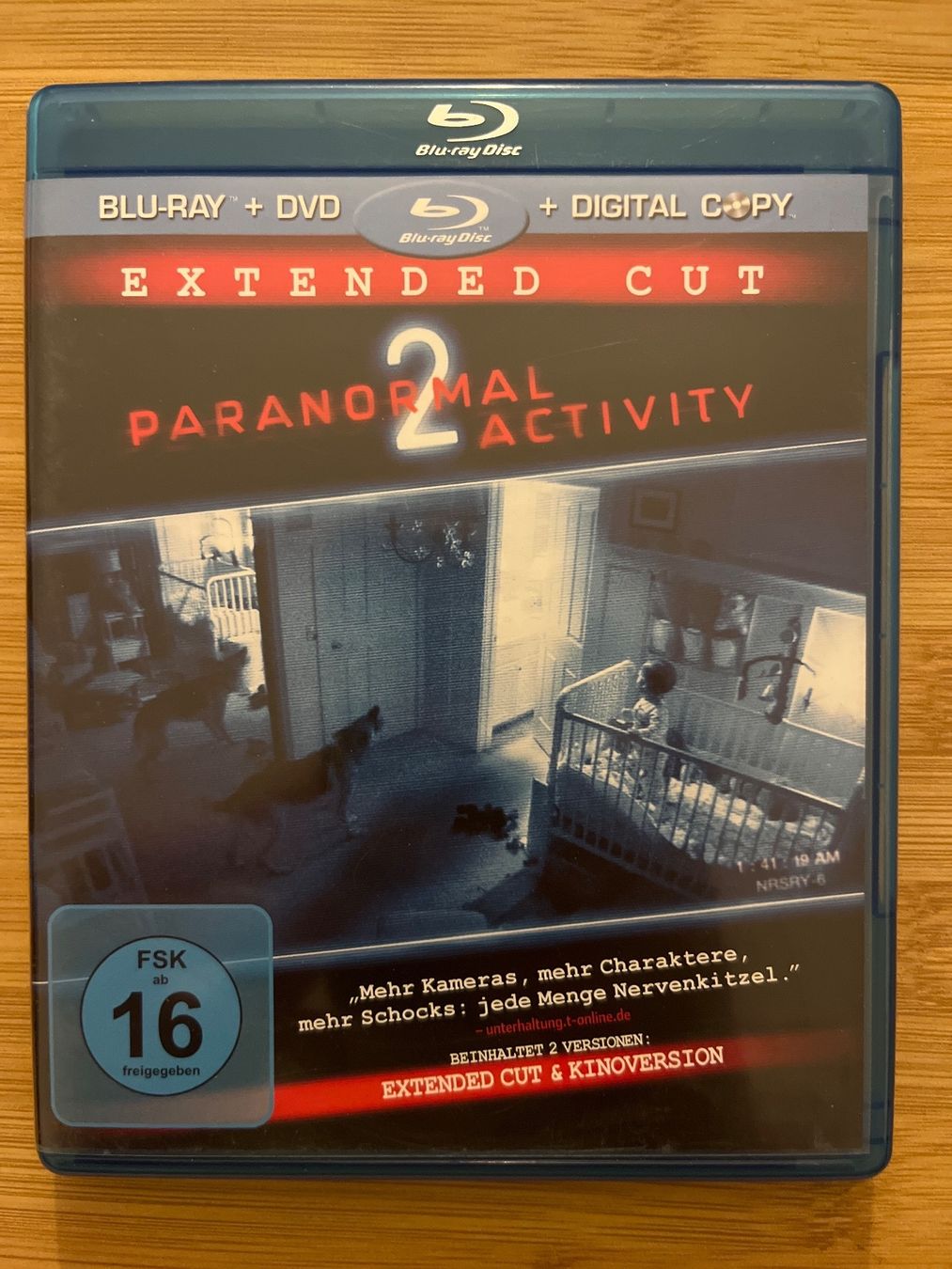Paranormal Activity 2 (2010) Extended Cut Blu-ray + DVD (Neu (gemäss ...