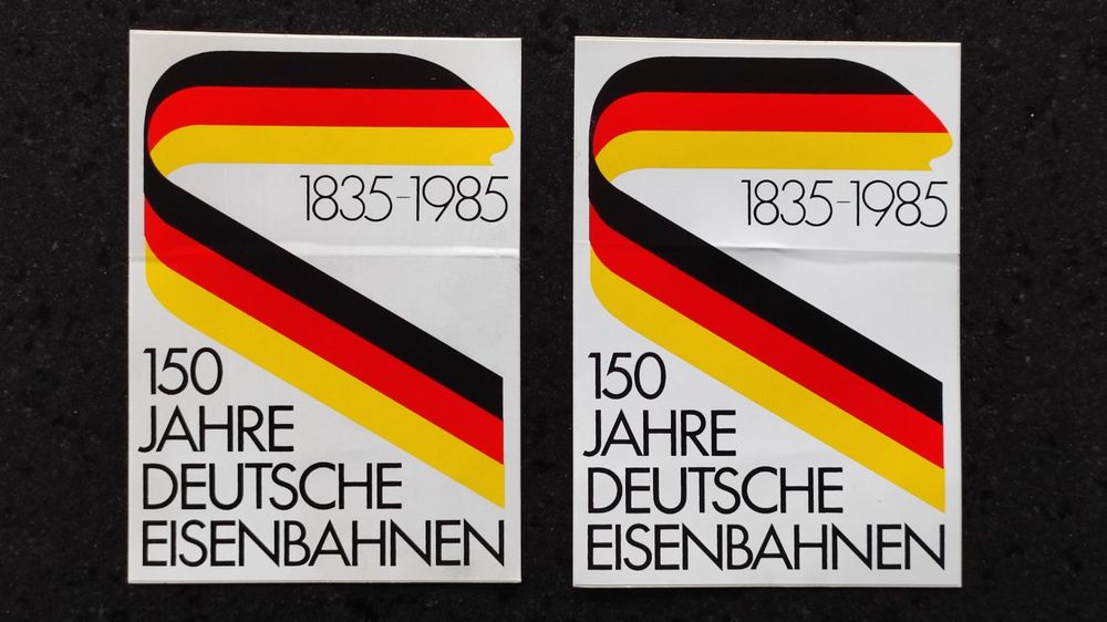 Sticker - Abziehbilder - 150 Jahre DB - 2 Stück | Kaufen auf Ricardo