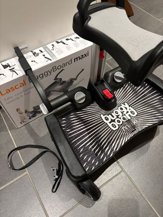 Lascal BuggyBoard Maxi+ mit Sattel – Grau (Neu (gemäss Beschreibung)) in Gams für CHF 65 – nur ...