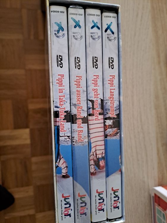 4 × dvd box pippi langstrumpf (Neu (gemäss Beschreibung)) in Heimberg für CHF 7 – mit Lieferung ...