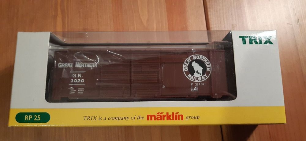 Trix 24902-8 H0 DC US Güterwagen Box Car (Neu (gemäss Beschreibung)) in ...