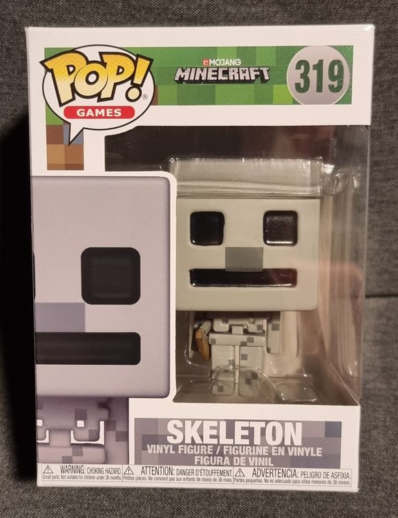Funko Pop! Minecraft - Skeleton 319 (Neu (gemäss Beschreibung)) in ...