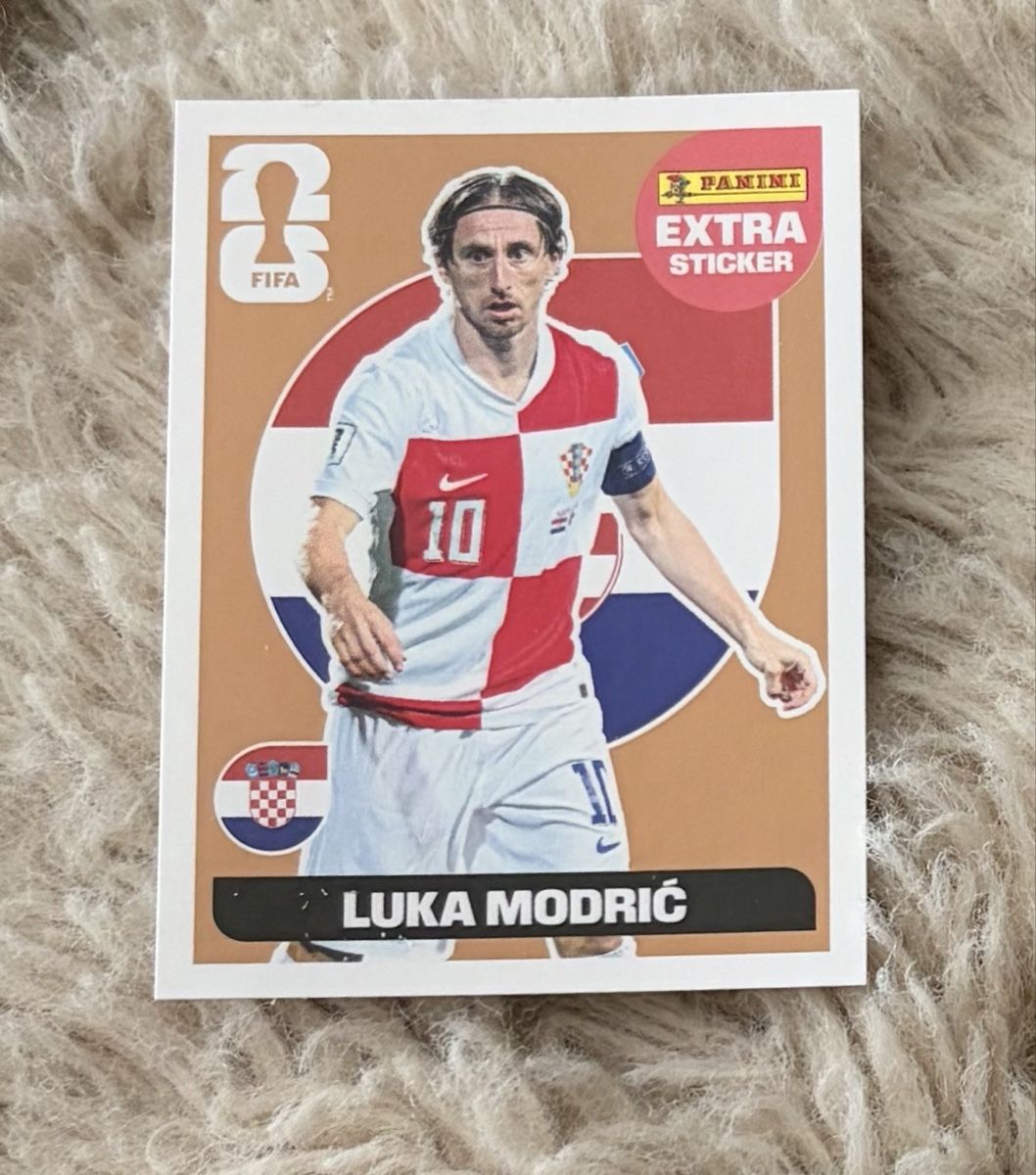 Seltene Panini Extra Sticker Gold Luka Modric 2026 (Croatia) (Neu ...