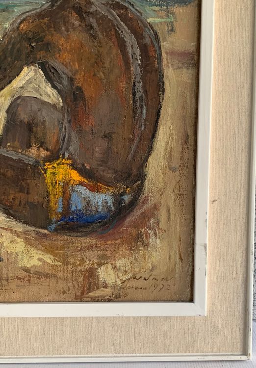 Max Widmer (1910-1991) Afrikanische Fischer Gemälde &Beleg (Gebraucht) in Root für CHF 80 – mit ...