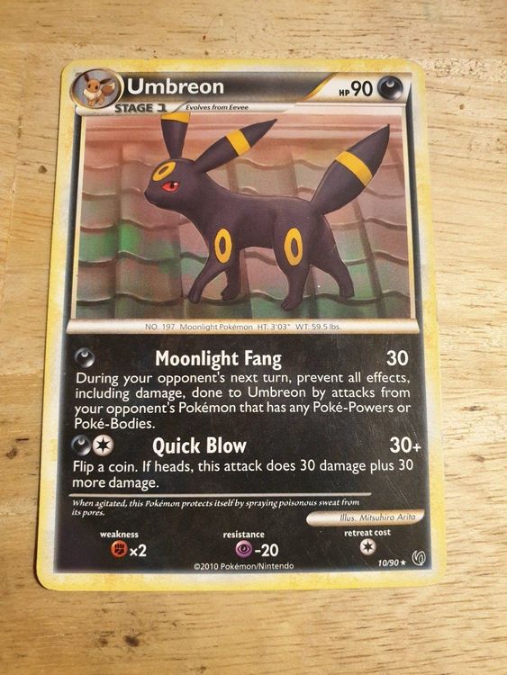 Umbreon - Undaunted - 10/90 - HGSS - US (Gebraucht) in Paudex für CHF 9 ...
